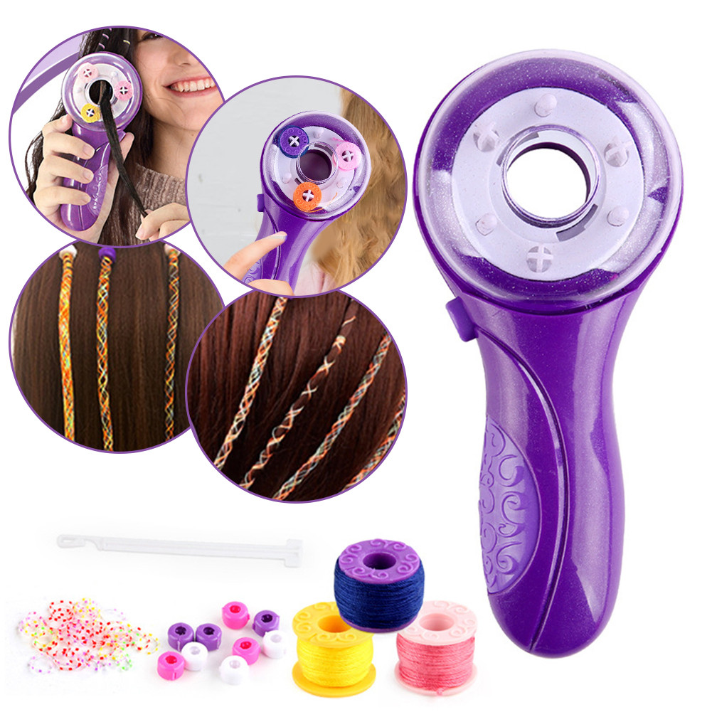 Hair Braider Machine Automatic Hair Braider Funny Gift with Hair Hook ...