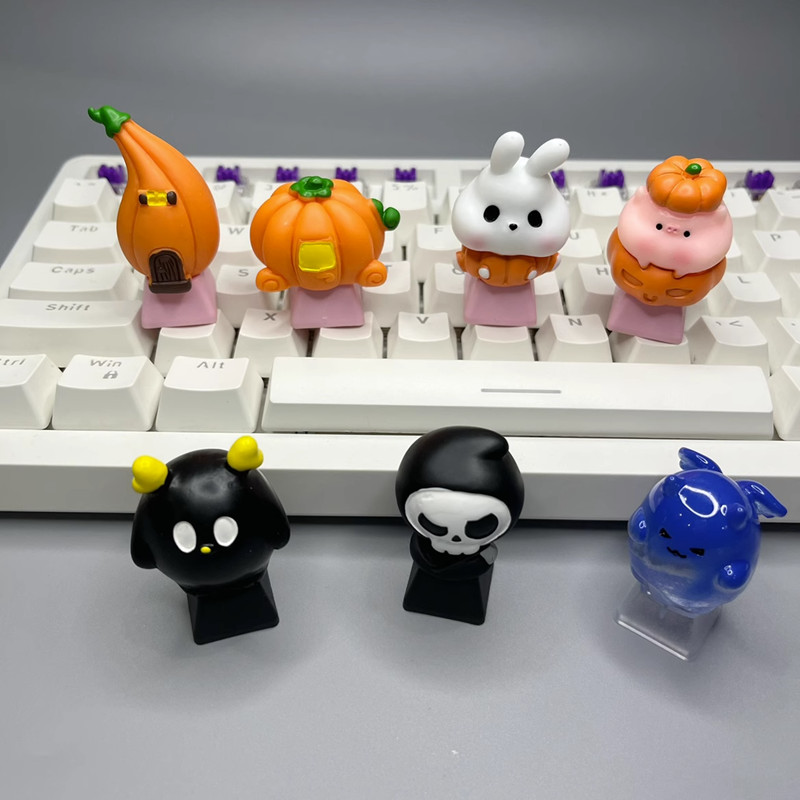 keycaps keycaps custom Free Shipping Handmade Resin Cartoon Transparent ...