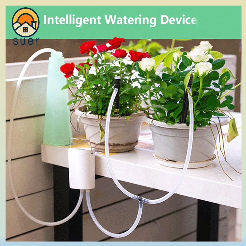 SUERHD 8/4/2 Head Indoor Plant Automatic Programmable Timer Watering ...