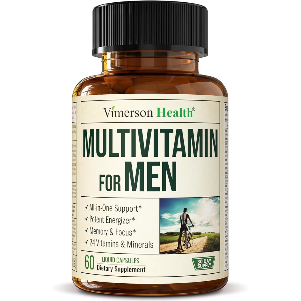 Multivitamin for Men – Essential Mens Multivitamins & Multiminerals 60 ...