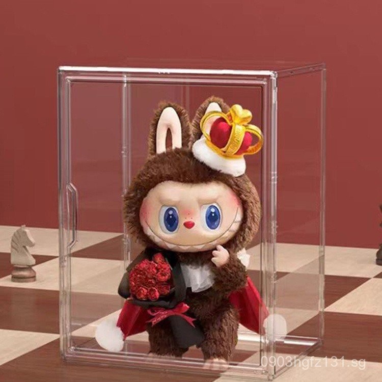 Protect Bubble Mart Transparent Blind Box Display Box Vinyl labubu ...