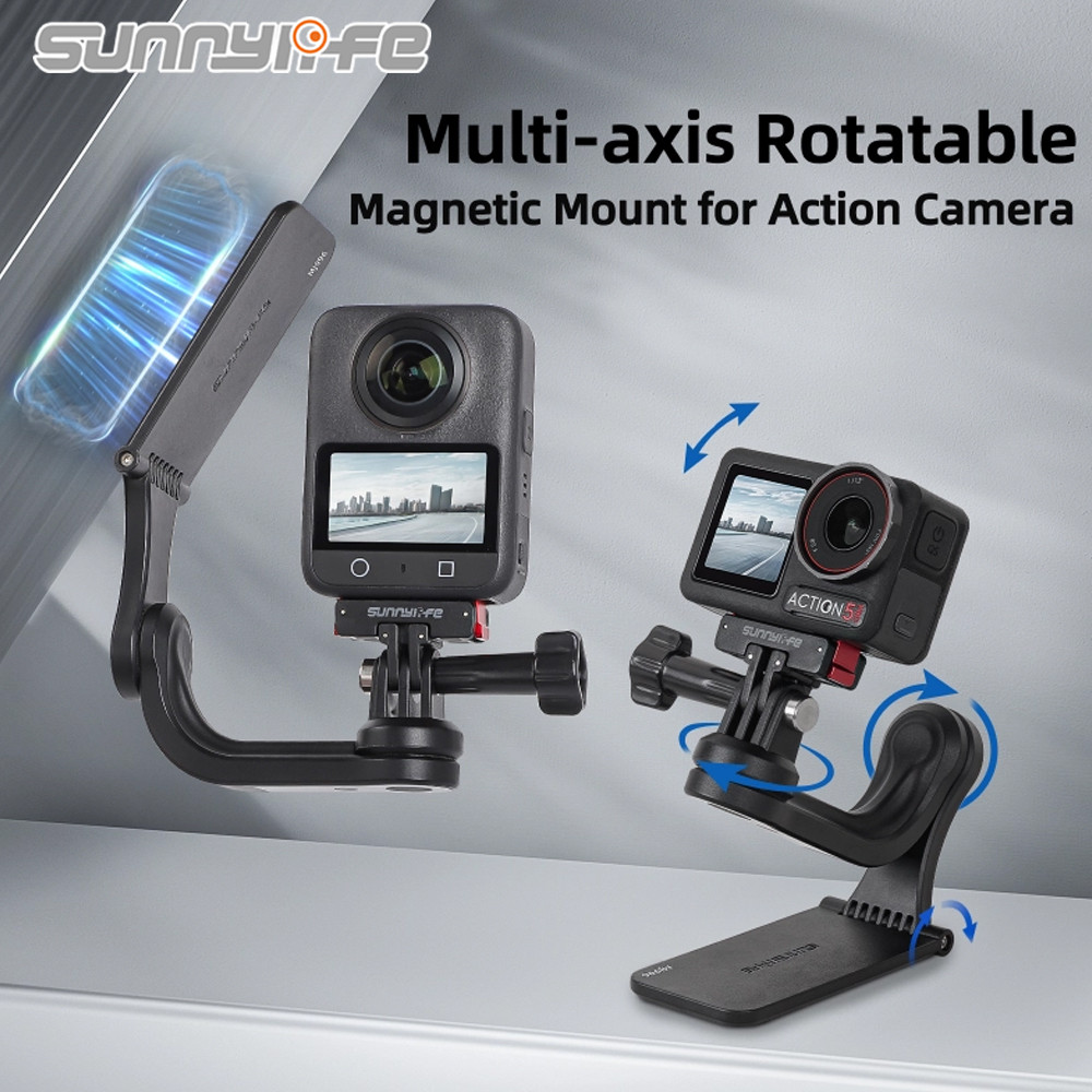 Sunnylife 360° Rotation Magnetic Mount for Insta360 X5/DJI OSMO 360 ...