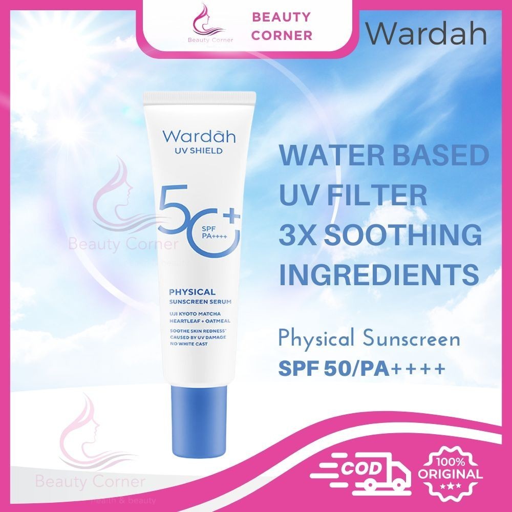 Wardah UV Shield Physical Sunscreen SPF 50 PA+++ - 30ml | Shopee Singapore