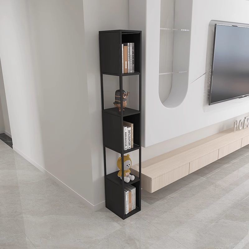 Corner bookshelf, narrow seam, floor to ceiling corner shelf, small ...
