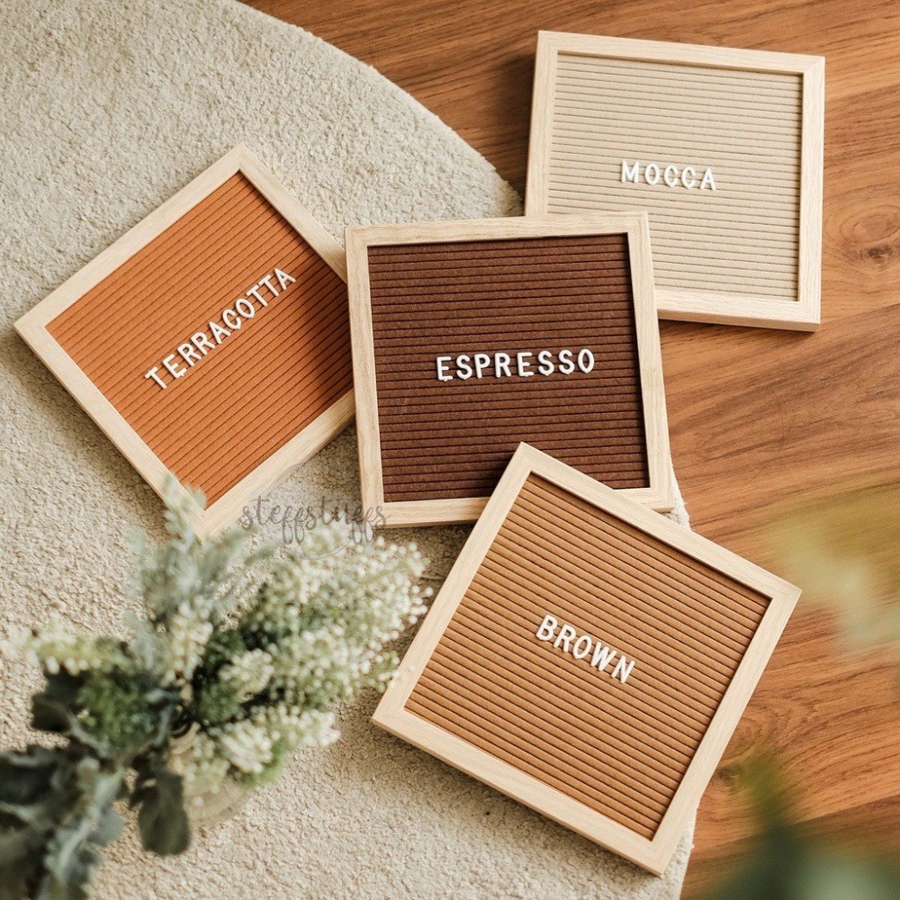 ins Wooden Felt Letter Message Board felt letterboard Exclusive Supply ...