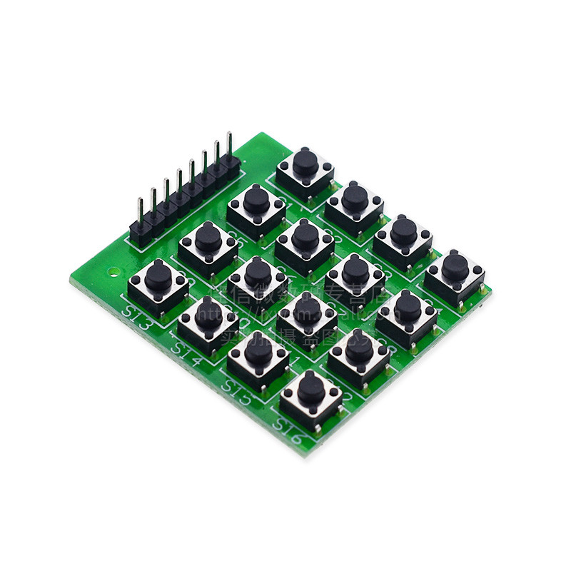 Micro Switch 4X4 Matrix Keyboard 16 Button Microcontroller External ...