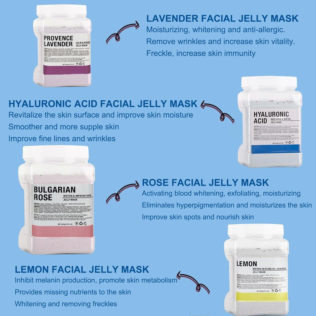 Jelly Mask Powder for Facials Professional Natural Gel Powder Esthemax ...