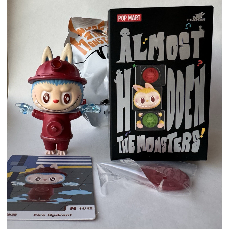 Fire Hydrant Labubu THE MONSTERS Almost Hidden Series mini Figure Pop ...