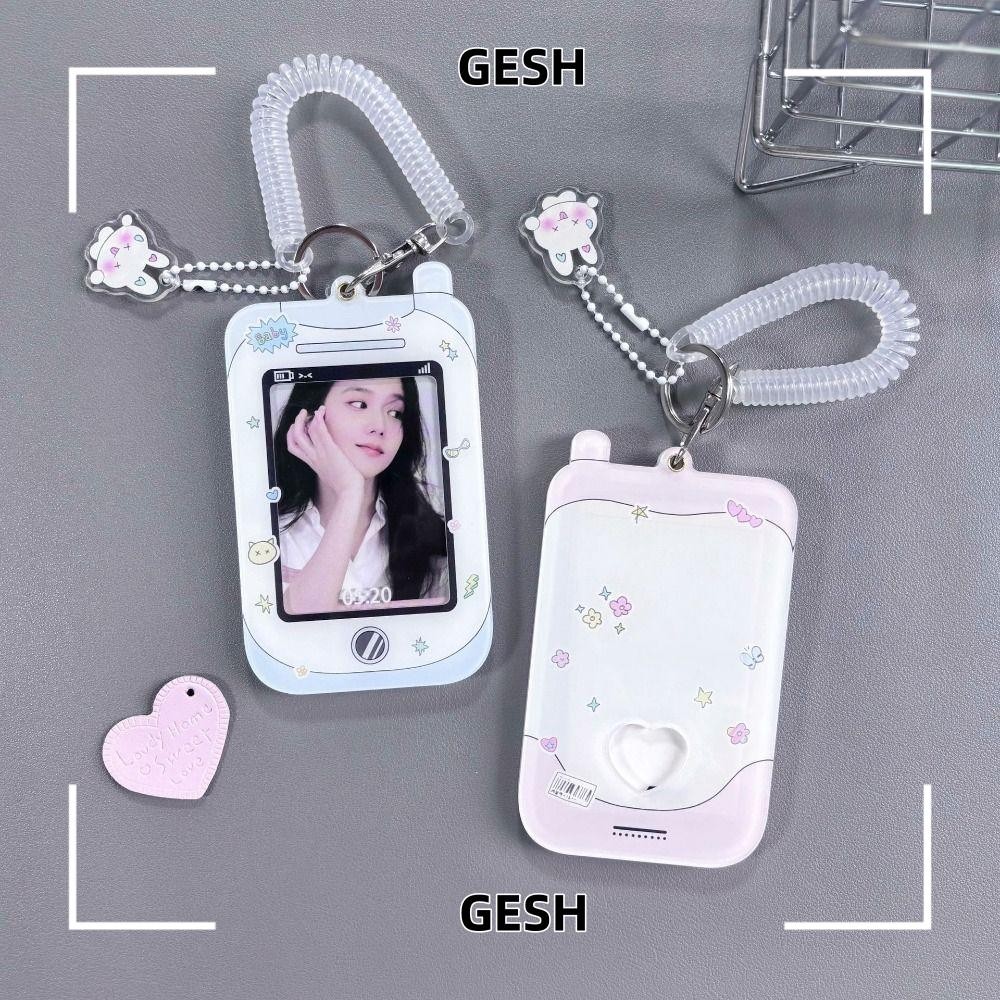 GESH Kpop Photocard Holder, Acrylic ID Bus Cards Protective Idol Photo ...