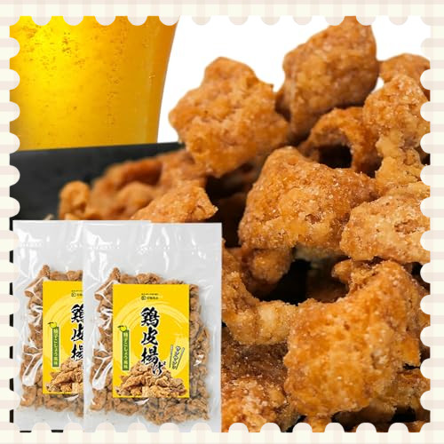 Rainbow Store Chicken Skin Fry Made in Japan 100% Snack Refreshing Yuzu ...