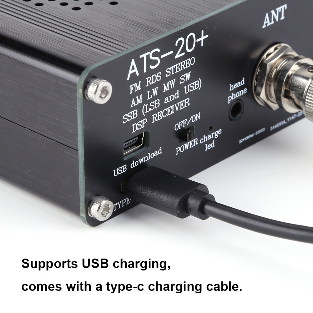 ATS-20+Si4732 Full Band Radio Receiver Built-in Battery Portable ...