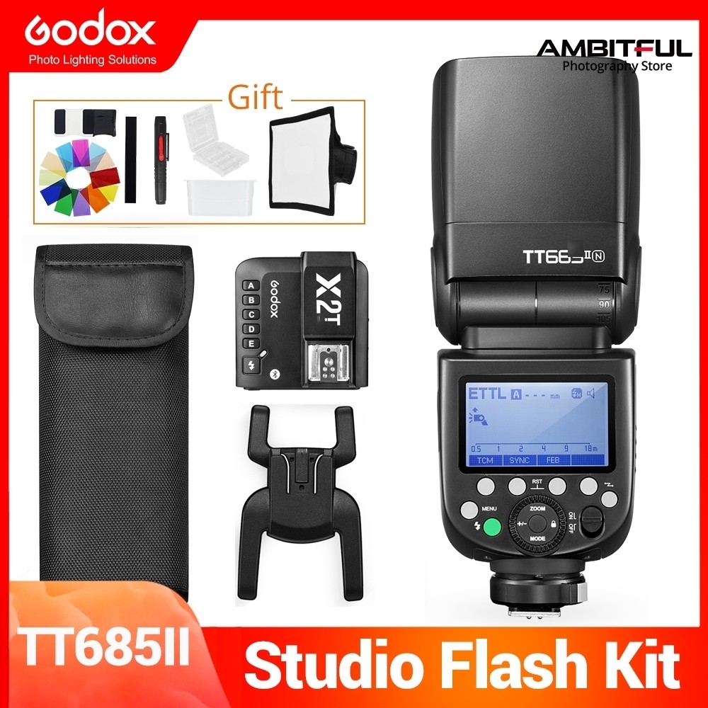 Godox TT685II OnCamera Speedlight 2.4G Wirelss X System Flash TTL HSS ...