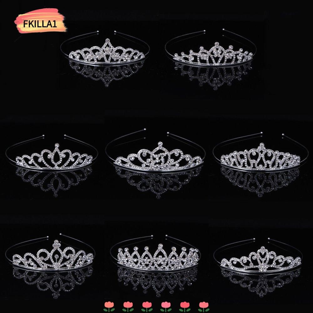 FKILLAONE Crystal Wedding Tiaras Prom Party for Women Royal Bride Hair ...