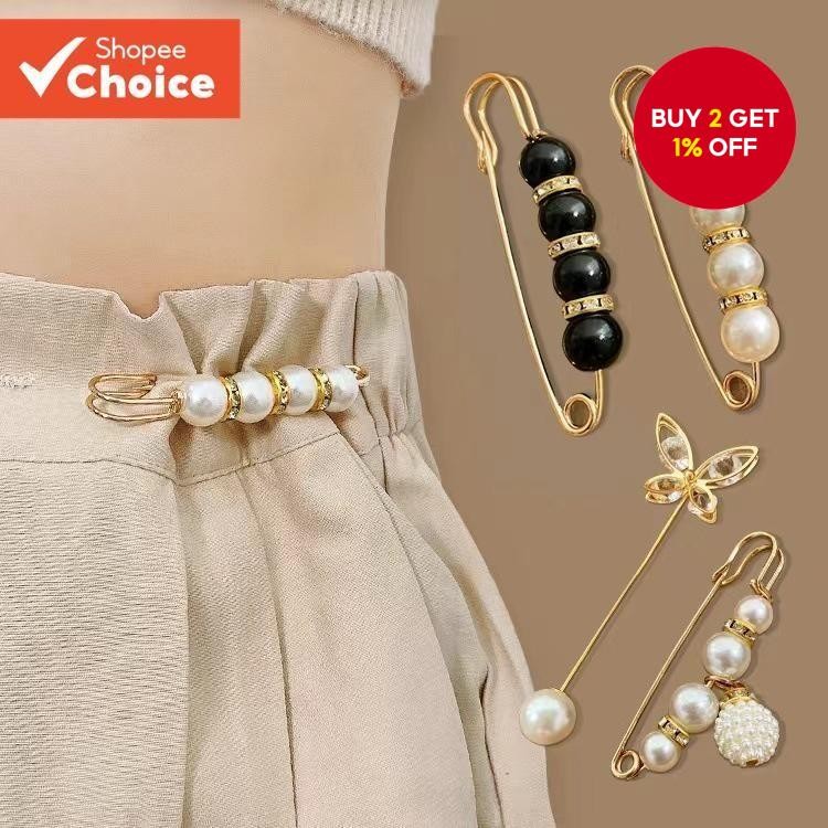3pcs Set Waist Cincher Pins - Anti-Glare Brooches to Secure Belts and ...