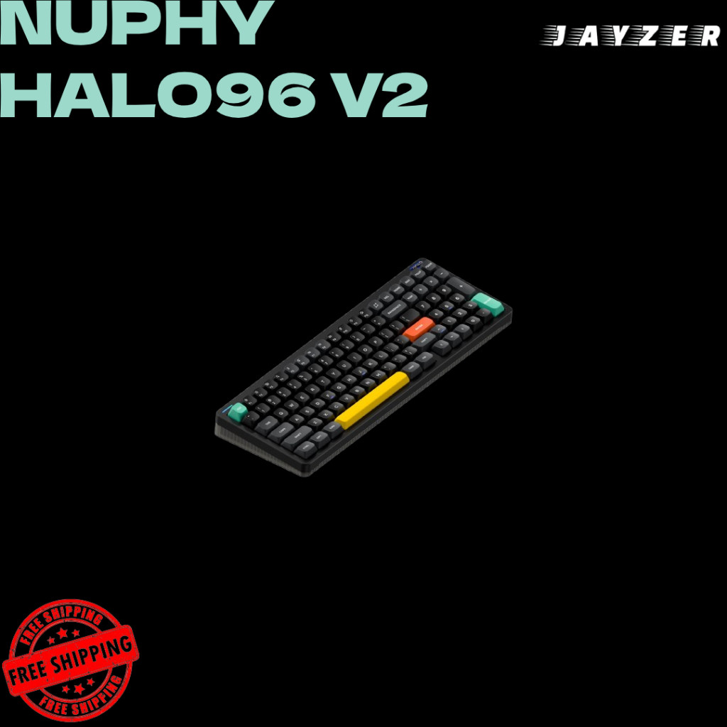 SG Nuphy Halo96 V2 Mechanical Keyboard RGB Bluetooth 5.0 2.4G and USBC ...
