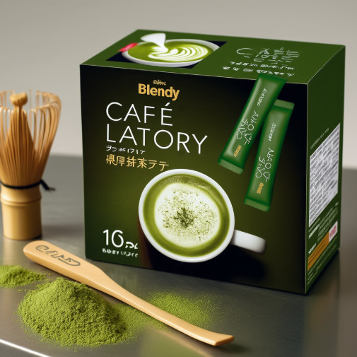 AGF Blendy Cafe Ratory Sticks Rich Matcha Latte 16 Stick Powdered ...