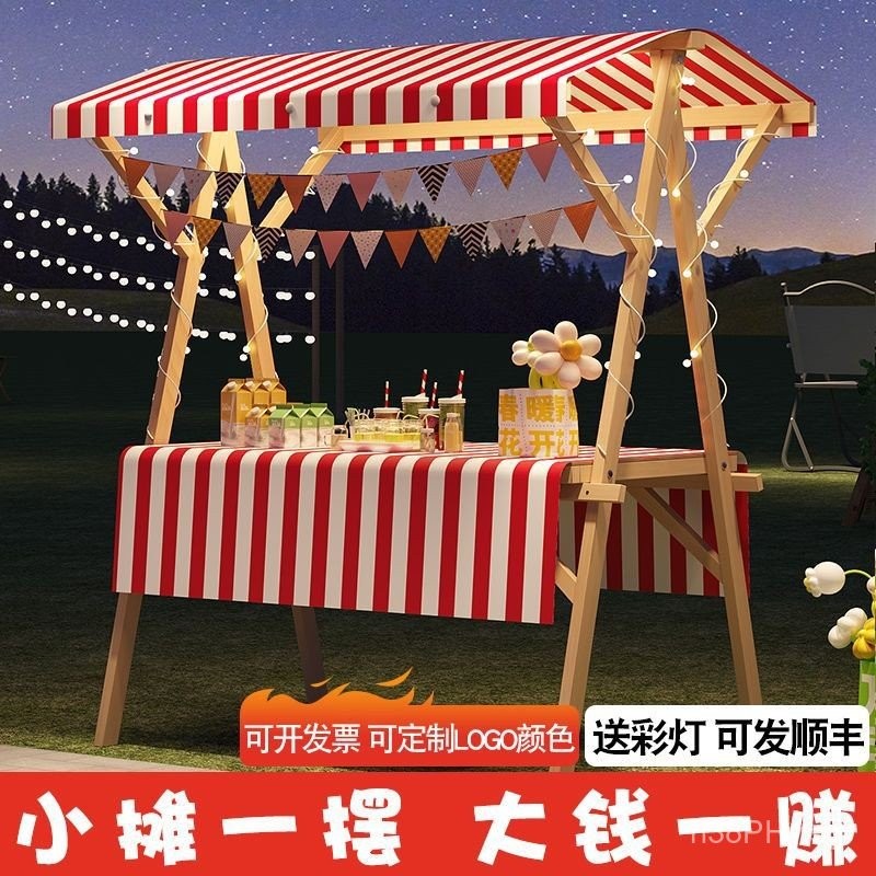 Folding Night Market Stand Display Rack Stall Display Table Stall Stand ...