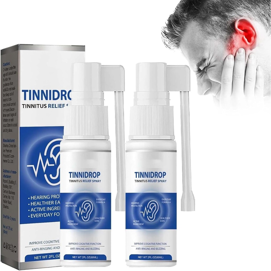 Tinnitus Relief for Ringing Ears, Tinnitus Relief Spray, Ringing ...