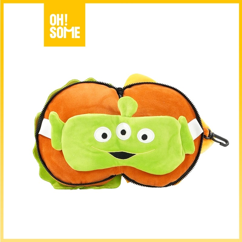 【OHSOME x Disney】- 2 In 1 Toys Story Squeeze Toy Aliens Eye mask and ...
