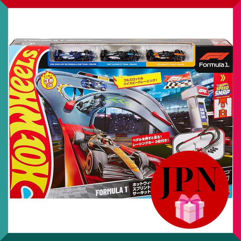 Hot Wheels Formula 1® Sprint Race Circuit Playset with 3 Mini Cars ...