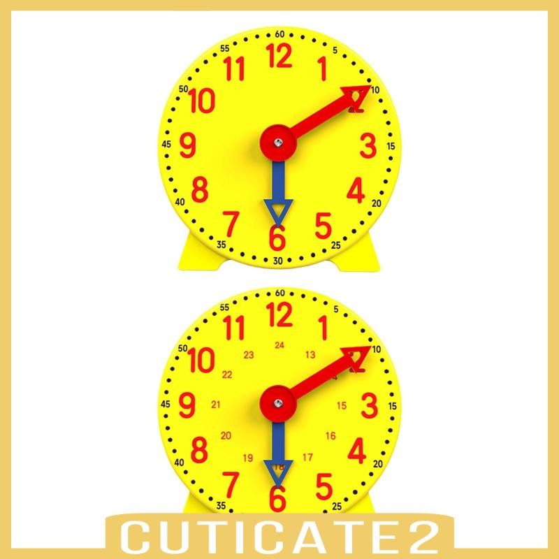 [Cuticate2] Teaching Clock Time Activity Teaching Aids Visual Analog ...