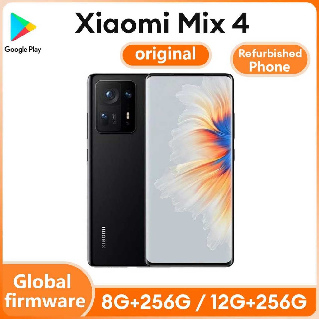 Refurbished Phone Used Phone Xiaomi MIX 4 5G Global version Snapdragon 888 plus 6.67" OLED 120hz ...
