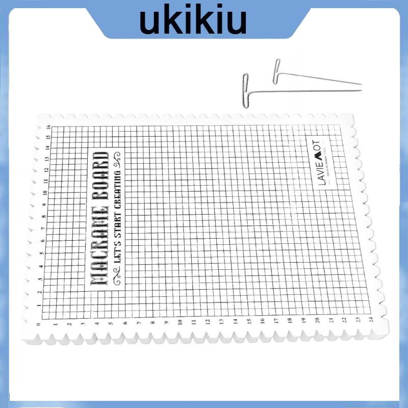 UKIi Macrames Board Grided Mat 8x11 Braiding Jewelry Making Hand ...