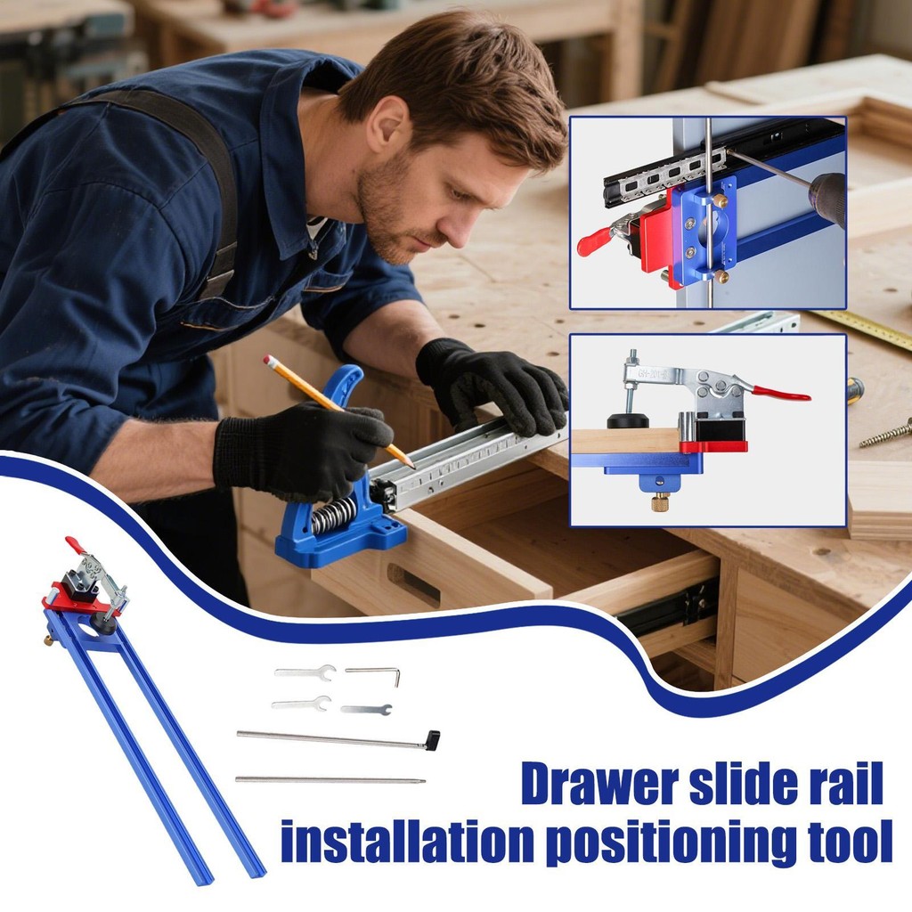 Drawer Slide Installation Jig Precision Cabinet Drawer Slide Jig ...