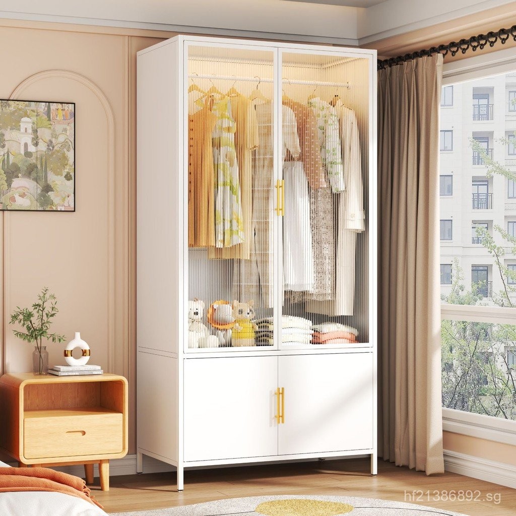 Bedroom Steel Combination Iron Wardrobe Home Closet Metal Simple ...