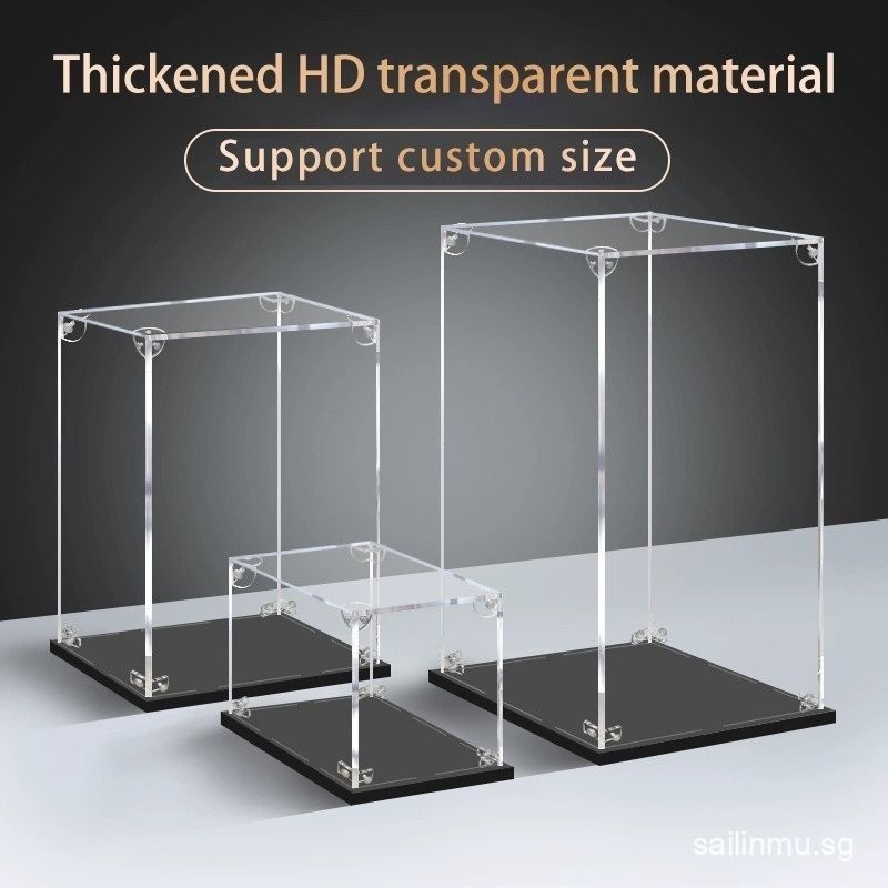 Large Size Acrylic Labubu Display Box ZIMOMO Display Box Pop Mart Blind ...