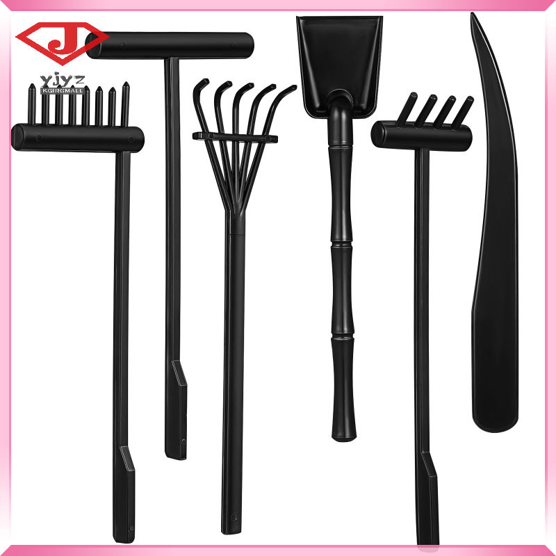 🌱 6pcs Mini Garden Rake Zen Push Tool Plastic Tools para sa Meditation ...