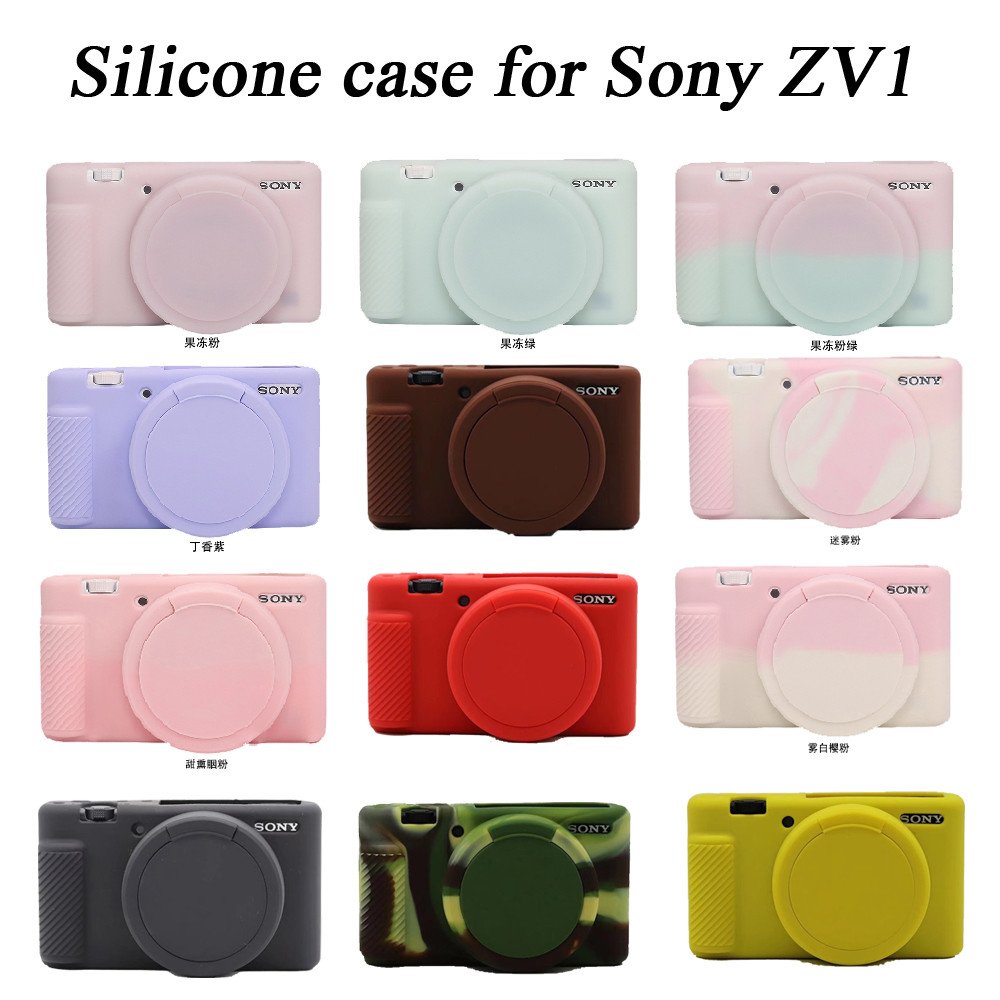 Sony ZV1 Silicone Camera Case Rubber Body Cover Protector For Sony ZV1 ...