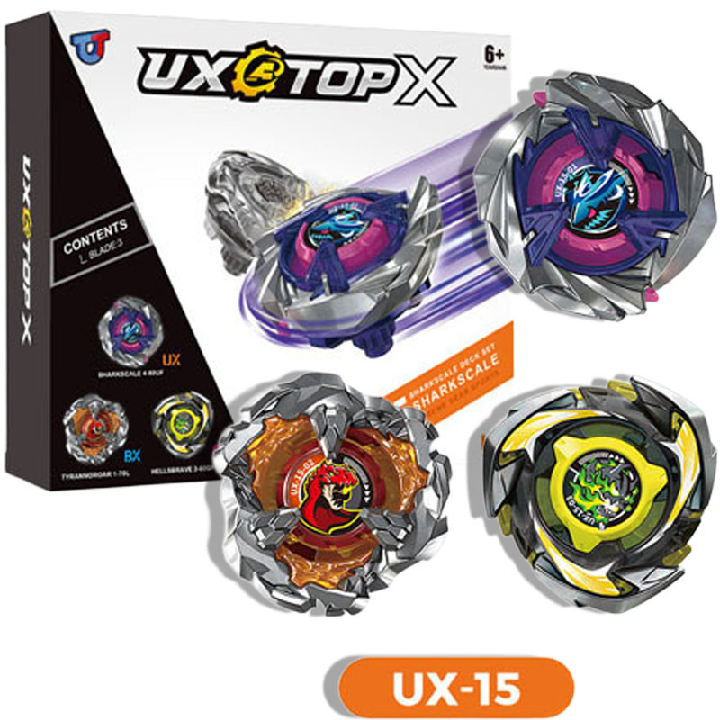 Beyblade X UX-15 Shark Scale Deck Set Beyblade with Launcher Beyblade ...
