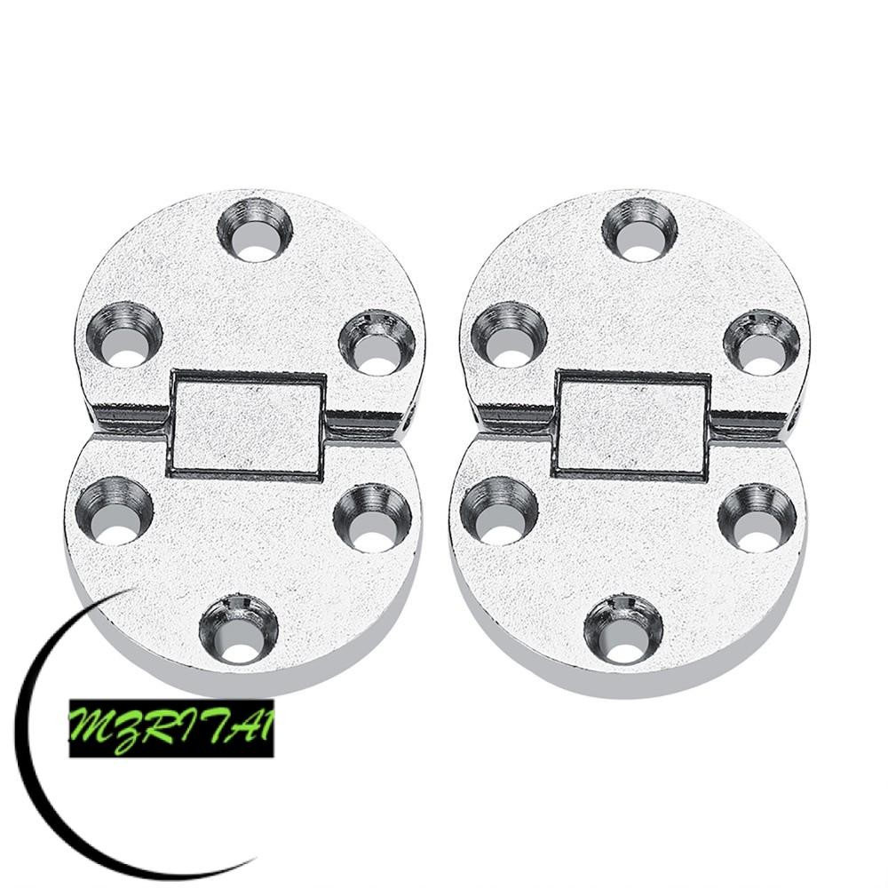 MARITA1 2PCS Folding Table Hinge, Round Edge Cast Strap Furniture Hinge ...