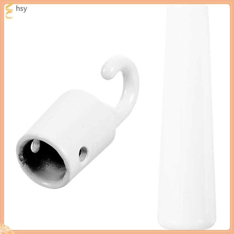 Curtain Hook Handle Hanger Blind Hooks Rods End Tip Tilt Replacement ...