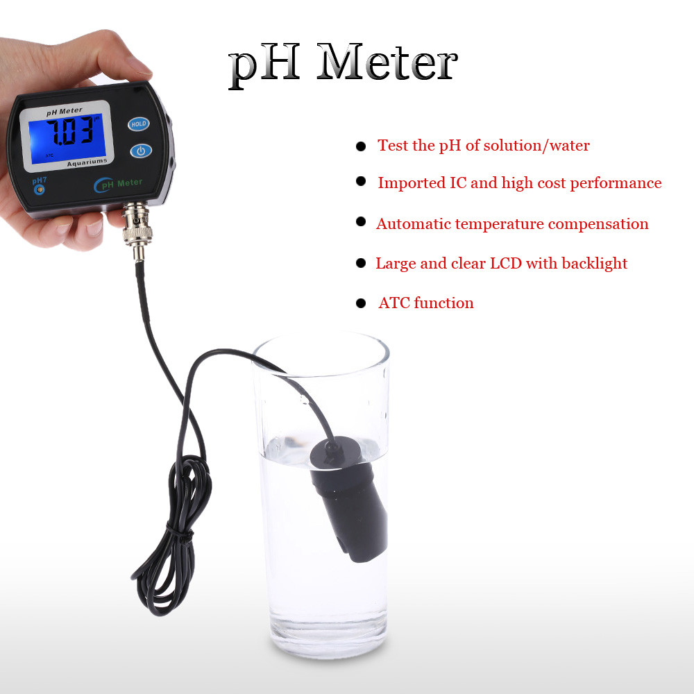 Mini Professional Online pH Meter Water Quality Tester Waterproof ...