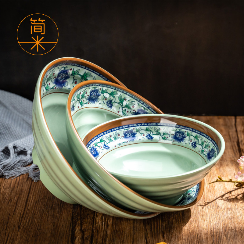 Jane Rice A5 Melamine Noodle Bowl Commercial Plastic Bowl Mala Tang Big ...