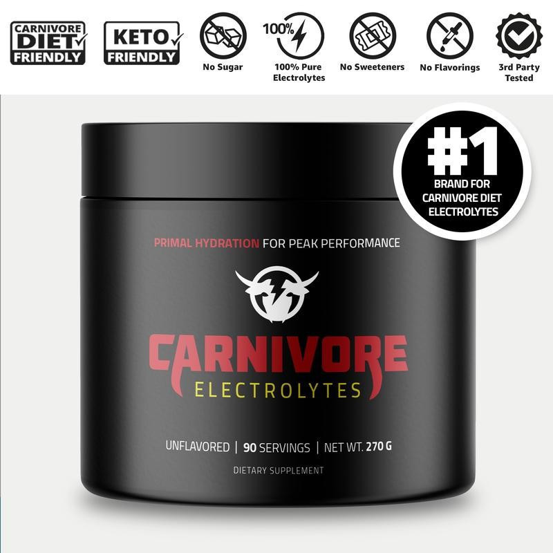 Carnivore Electrolytes: Premium Hydration Powder Drink for Meat Based ...