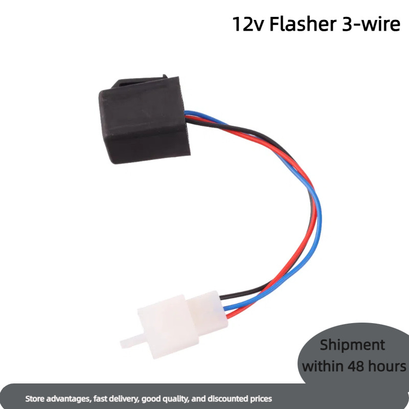Electric bicycle 12V LED Blinking Relay Turn Signal Flasher Three-wire ...