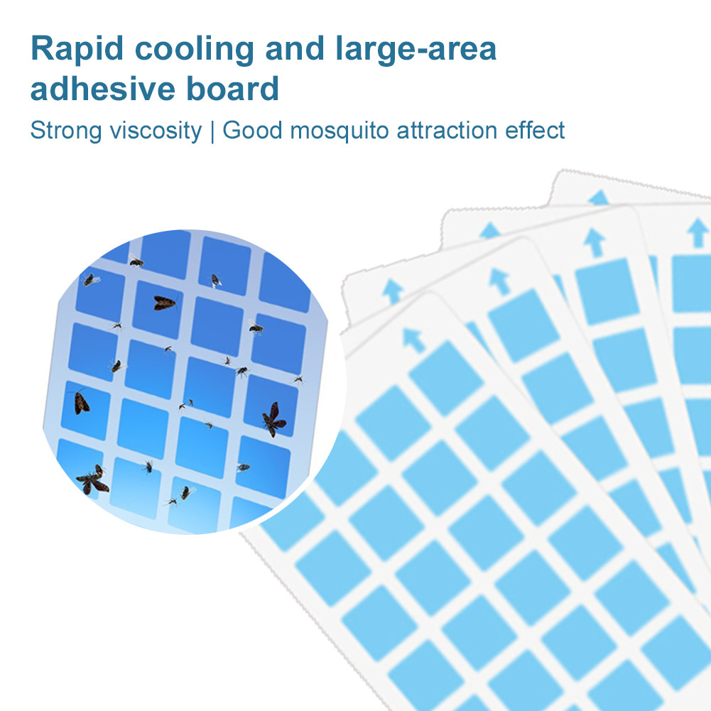Fruit Fly Traps for Bugs Gnats Moths with Light +5 Glue Cards Plug-in ...