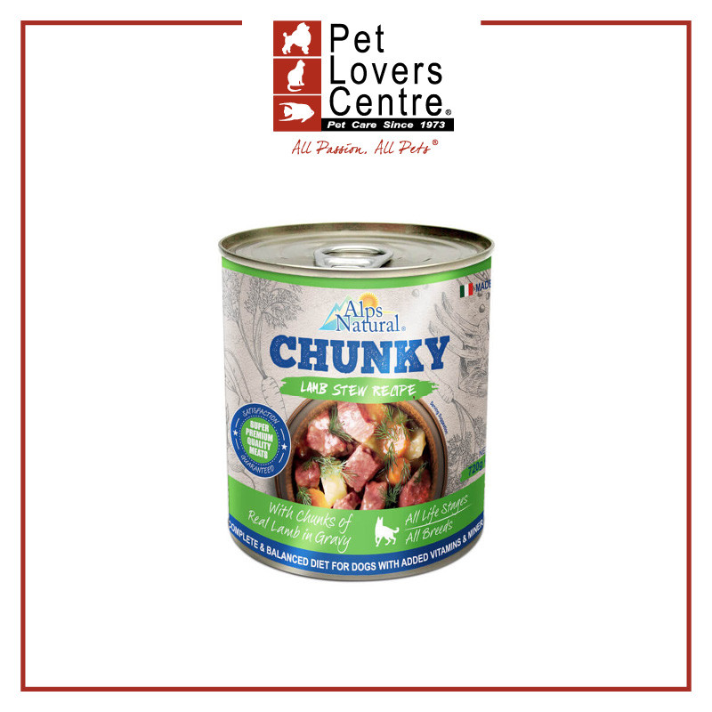 (12 qty) Alps Natural Chunky Lamb Stew Recipe 720g | Shopee Singapore