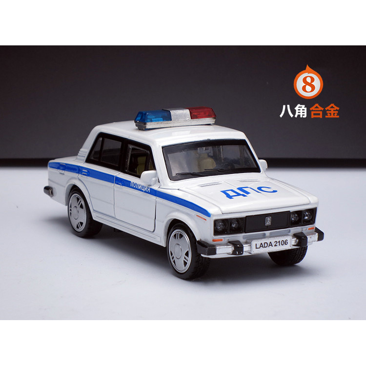 1: 32 New Style Lada BMW Simulation Police Car Alloy Car Collection ...