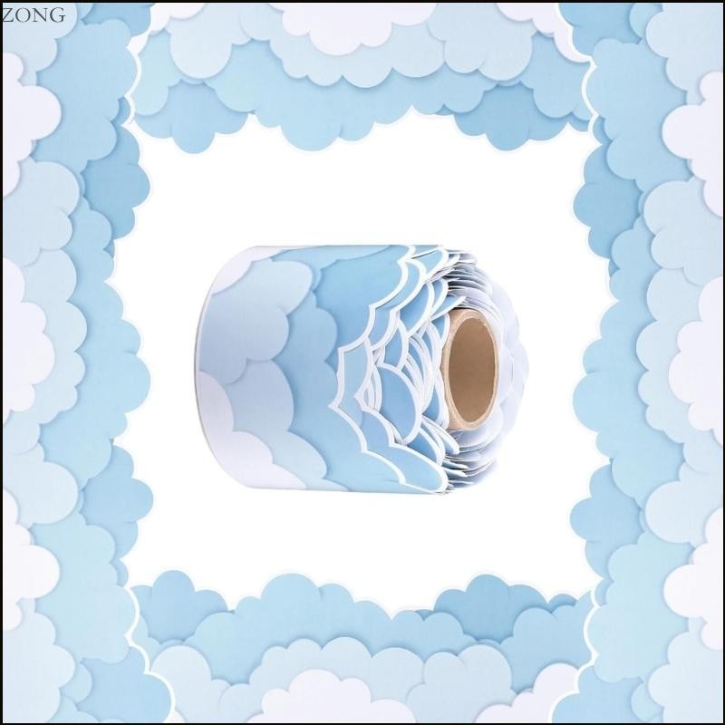 Zong Cloud Mass Pattern Border Trim Wall Sticker Bulletin Board Border ...