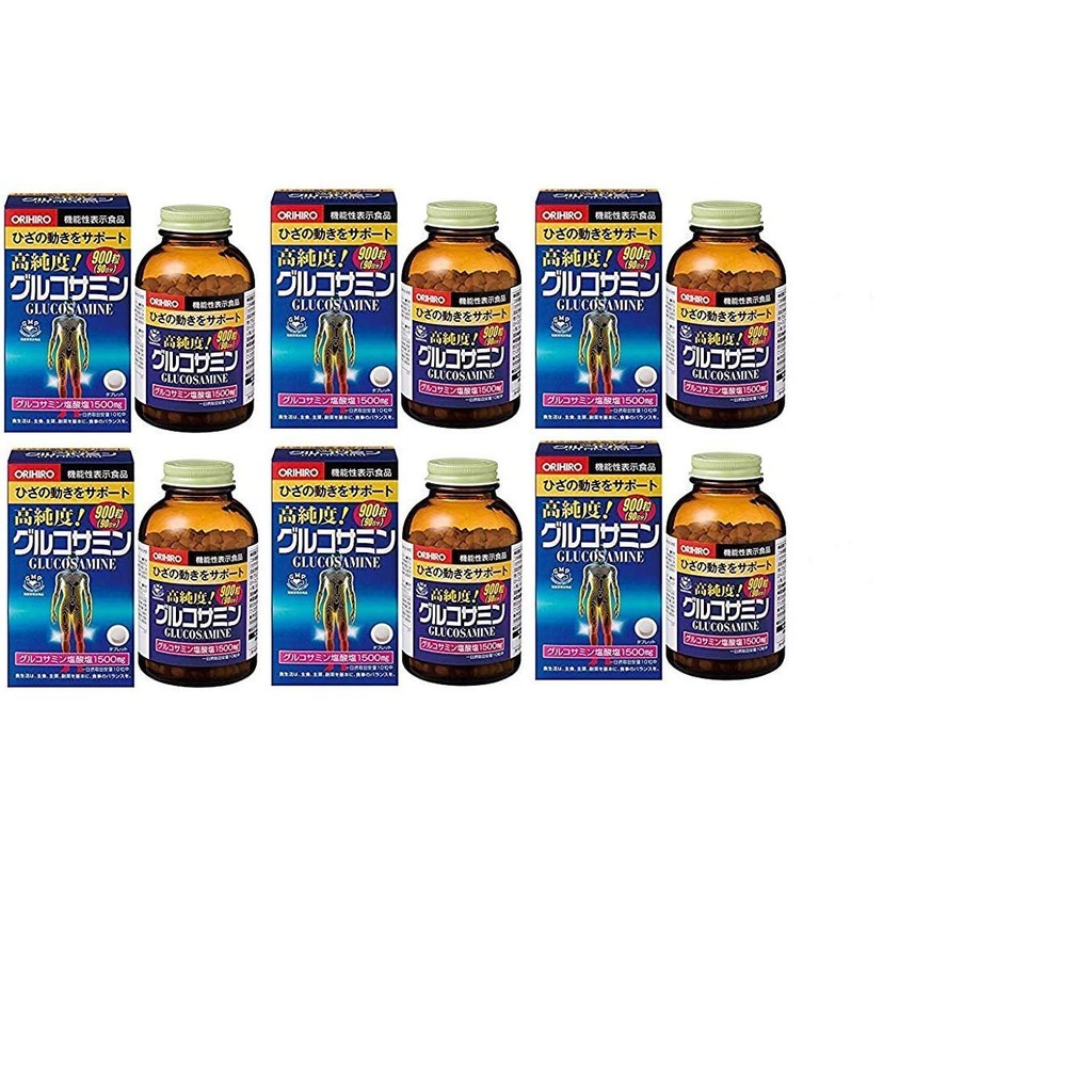 Orihiro Glucosamine Tablets 900 tablets x 6 sets | Shopee Singapore