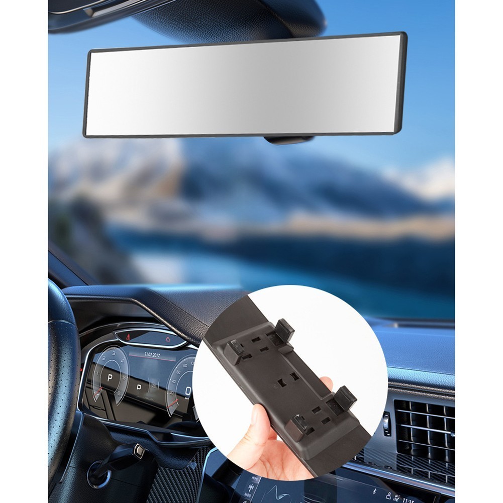 285mm Interior Anti Glare Rearview Mirror Rubber Clip Anti Glare ...