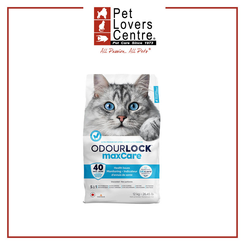 Odourlock Ultra - Premium 5 In 1 Maxcare Health Indicator Clumping Cat ...
