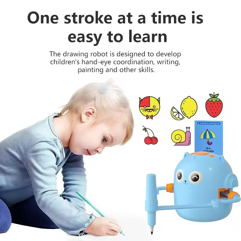 Intelligent Painting Robot Kid Drawing Toy Educational Interactive ...
