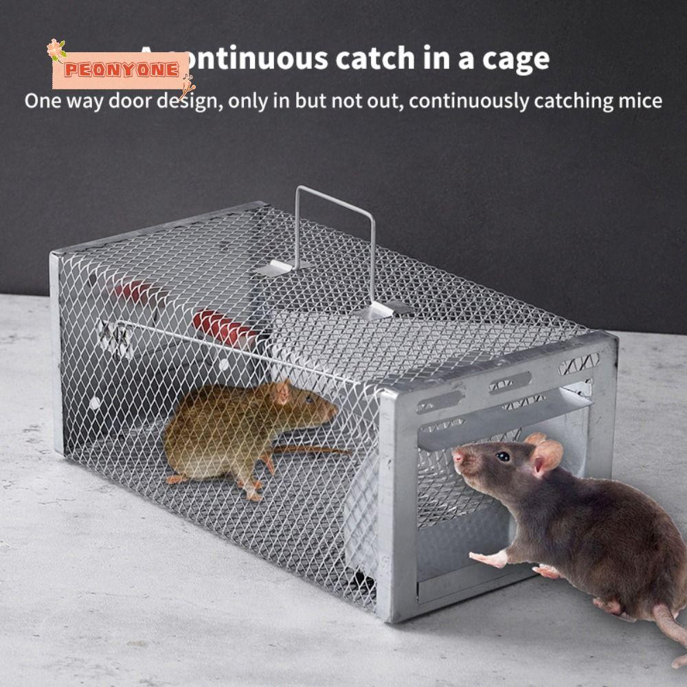 PEONYTWO Multi-Catch Rodent Mouse Trap, Large Capacity Pest Control Rat ...