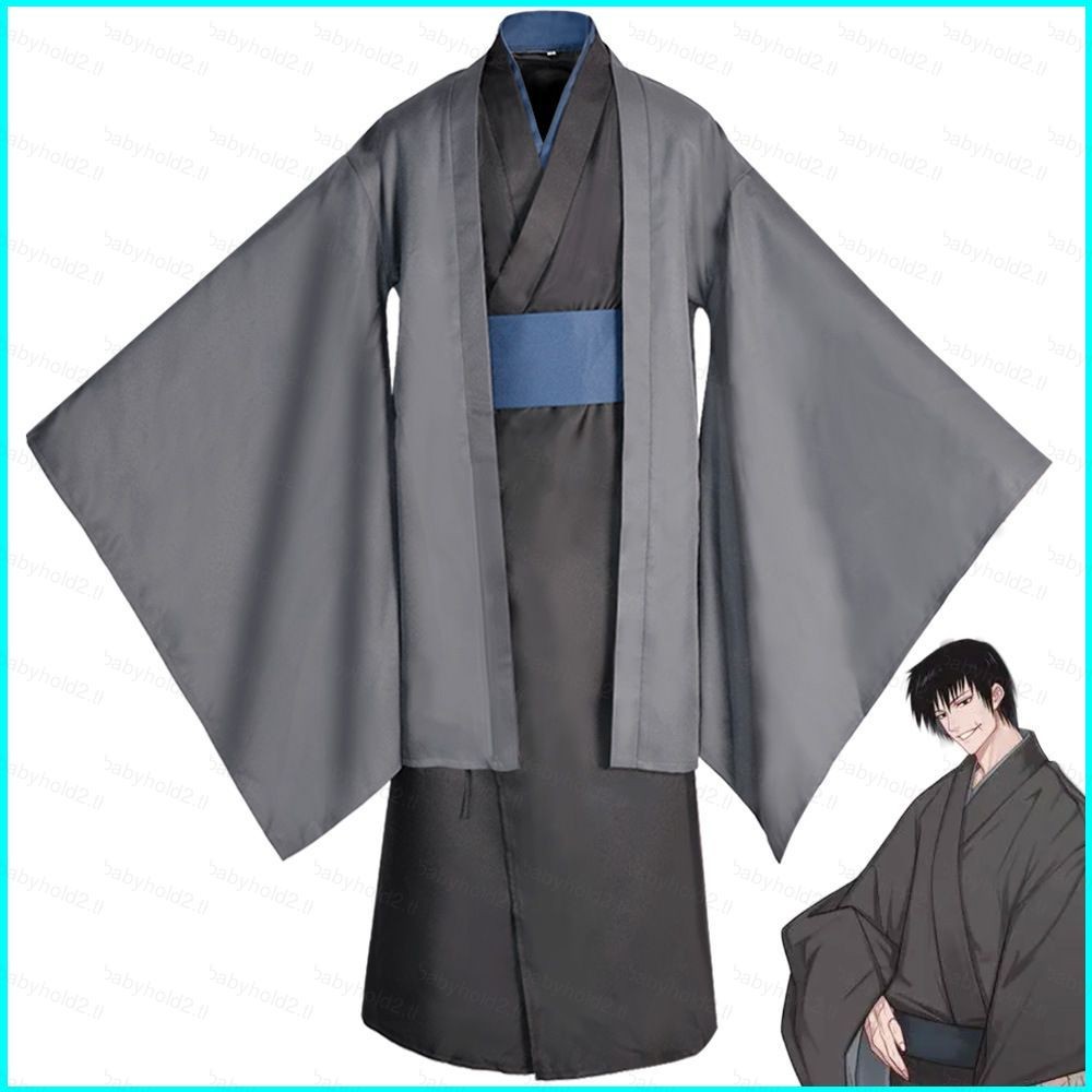 BH2 Jujutsu Kaisen Fushiguro Toji Cosplay Kimono Costume Anime Coat ...