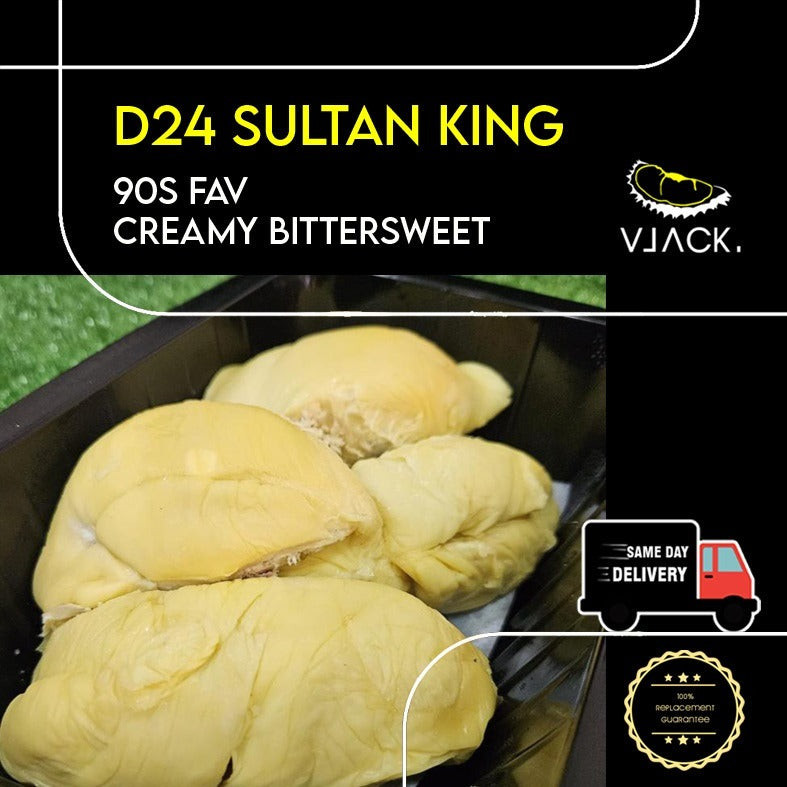 [Same Day Delivery] D24 Sultan King (3 x Boxes) old tree fresh durian natural | Shopee Singapore